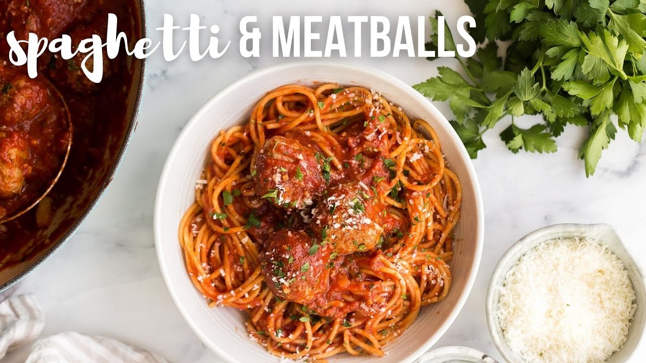BEST Spaghetti and Meatballs | The Recipe Rebel