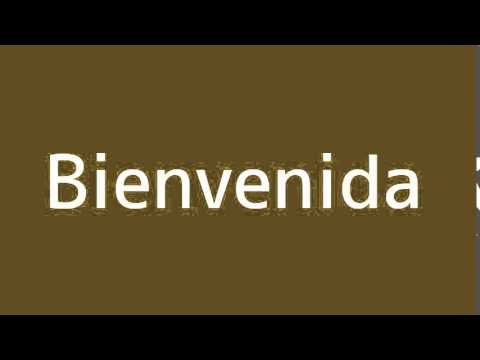 How to say Welcome in Spanish