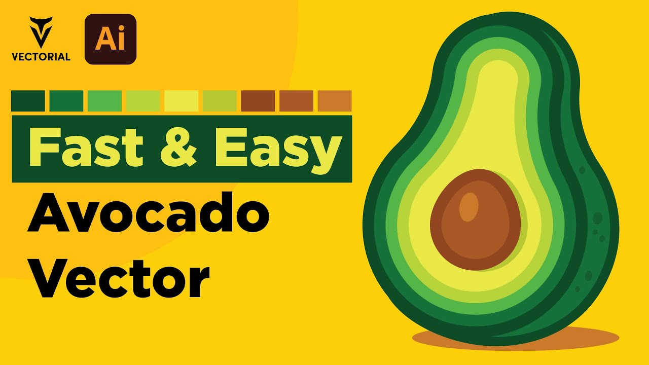 How to Draw an Avocado in 5 Minutes!