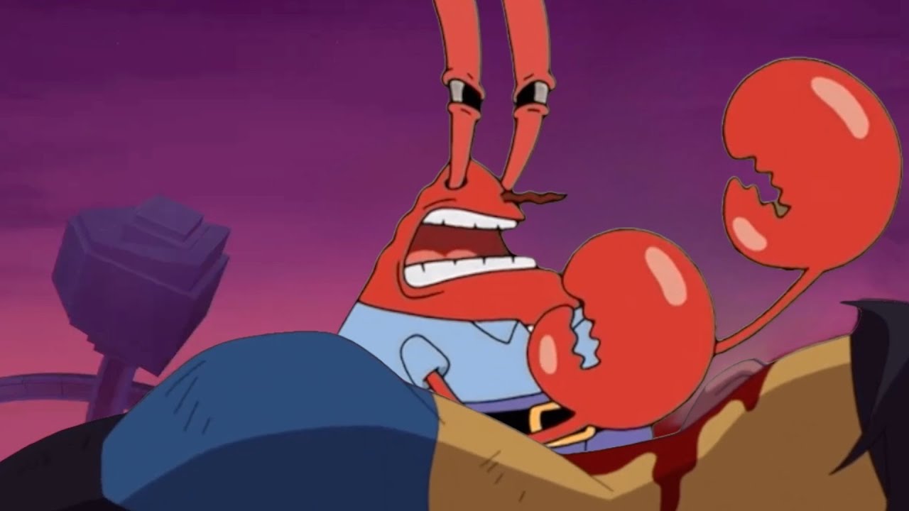 Mr. Krabs confronts Invincible