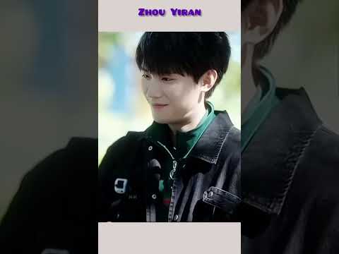 when I fly towards you@zung lurang #c drama#dimple smile#zhou yiran#short