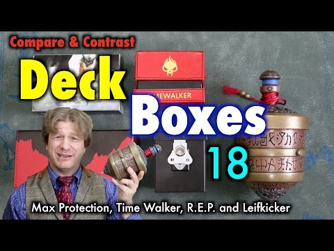 MTG - Deck Boxes 18 - Compare and Contrast the Best Boxes for Magic: The Gathering, Pokemon!