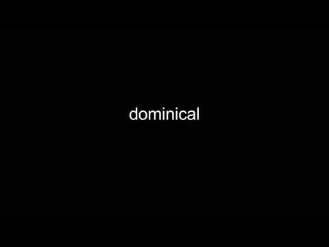 dominical video Dictionary meaning and pronunciation