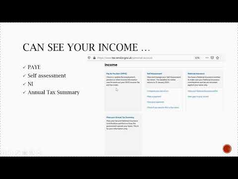 HMRC personal tax account
