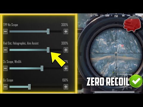 Tips for No Recoil Control Settings for Non-Gyro and Gyro Players in PUBG MOBILE/BGMI 2023😱
