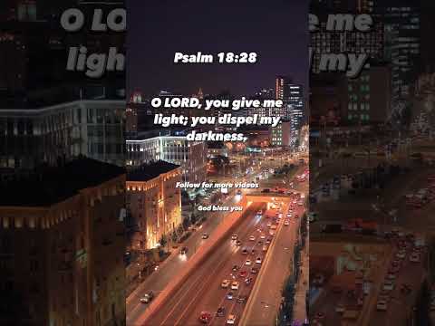 Lord Give Us Light | Psalm 18:28 | Bible Verse #short #jesus #inspiration