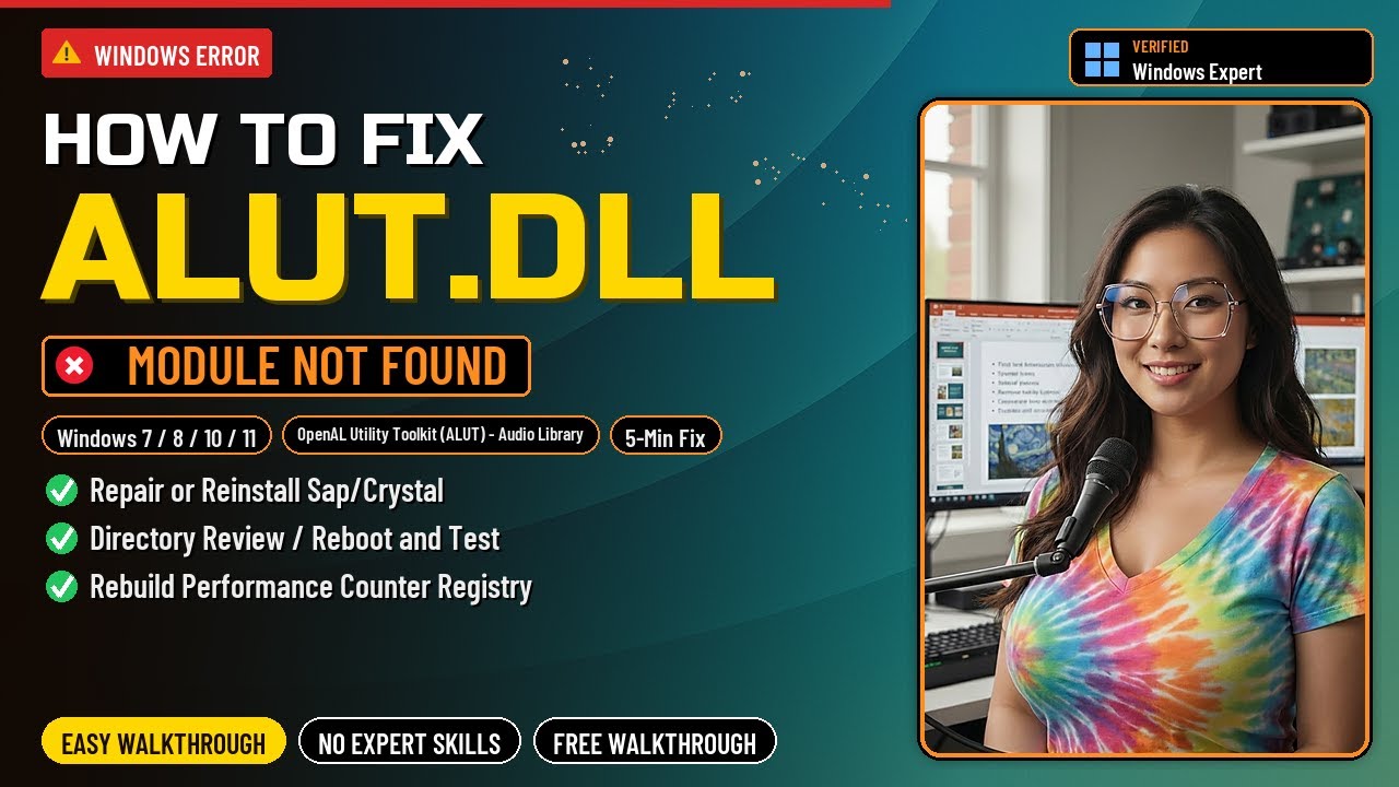 Fix alut.dll Audio Error!