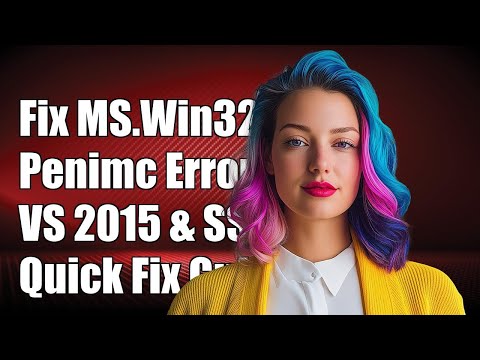 Fixing MS.Win32.Penimc.UnsafeNativeMethods Error in Visual Studio 2015 & SSMS 2012