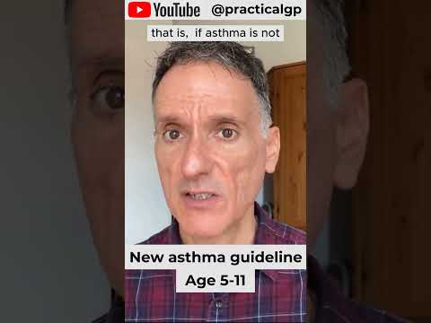 New asthma guideline - age 5 11 initial management #asthma #news