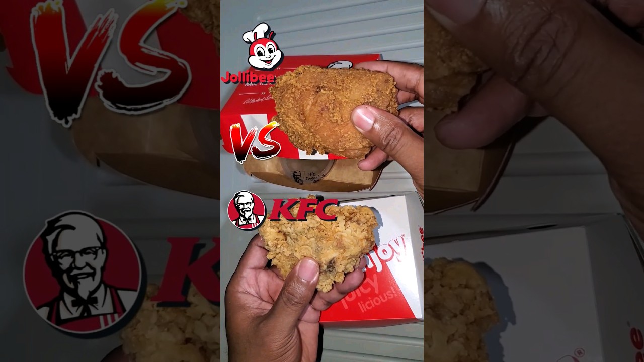 KFC VS. JOLLIBEE - Best Crispy Fried Chicken