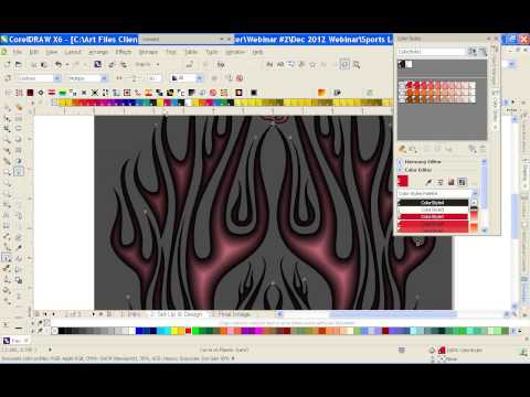 CorelDRAW® Tutorial | Creating high school sports team t-shirt designs