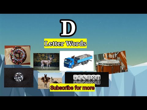 D Letter Words | Words starting with letter D