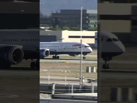 UNLOADING THE VAULT:British Airways Landing@SJC San Jose Mineta International Airport San Jose CA