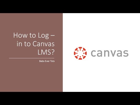 Log in to Canvas LMS