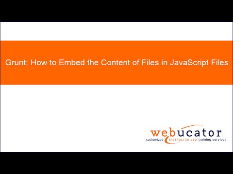 Grunt - How to Embed the Content of Files in JavaScript Files