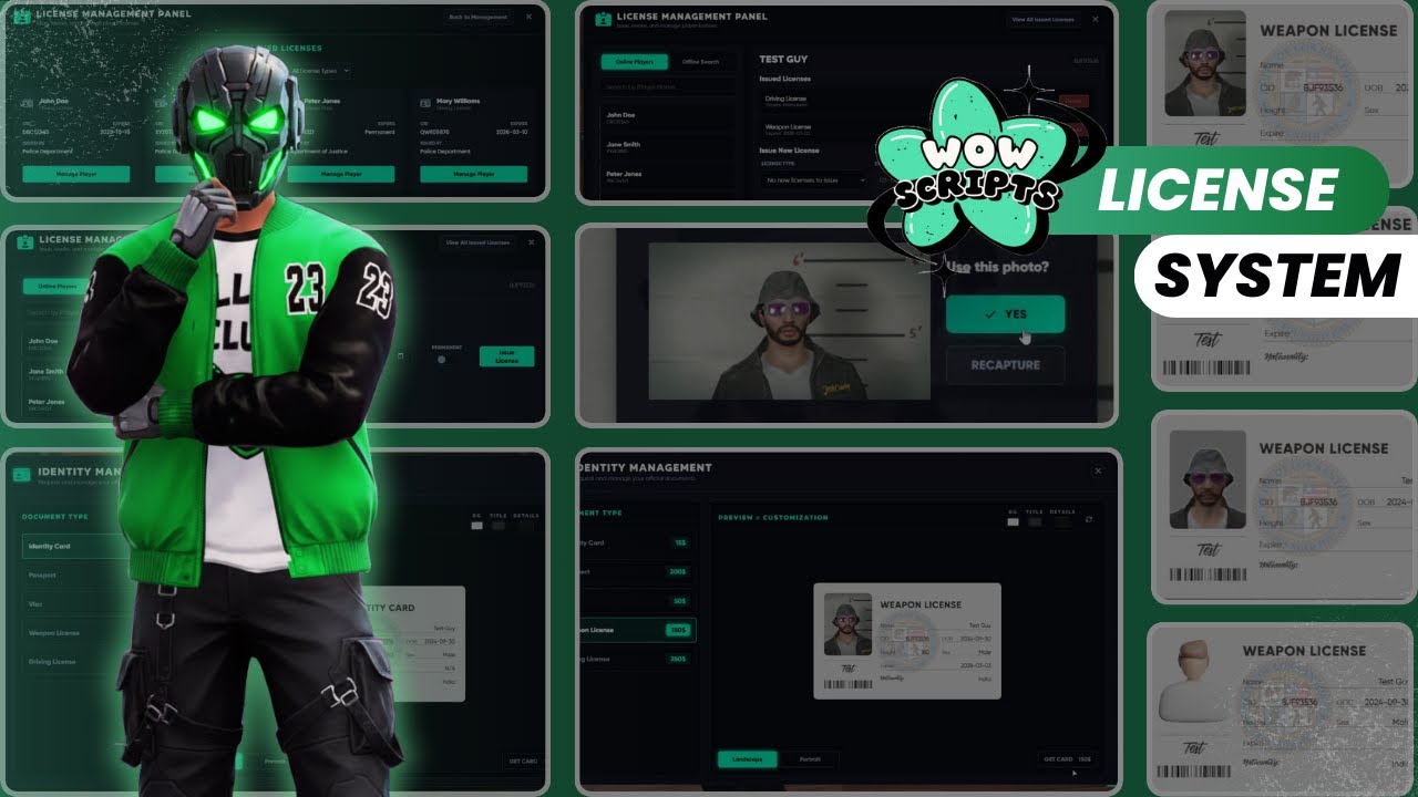 WoW License System | QB - ESX - QBOX | Fivem Script