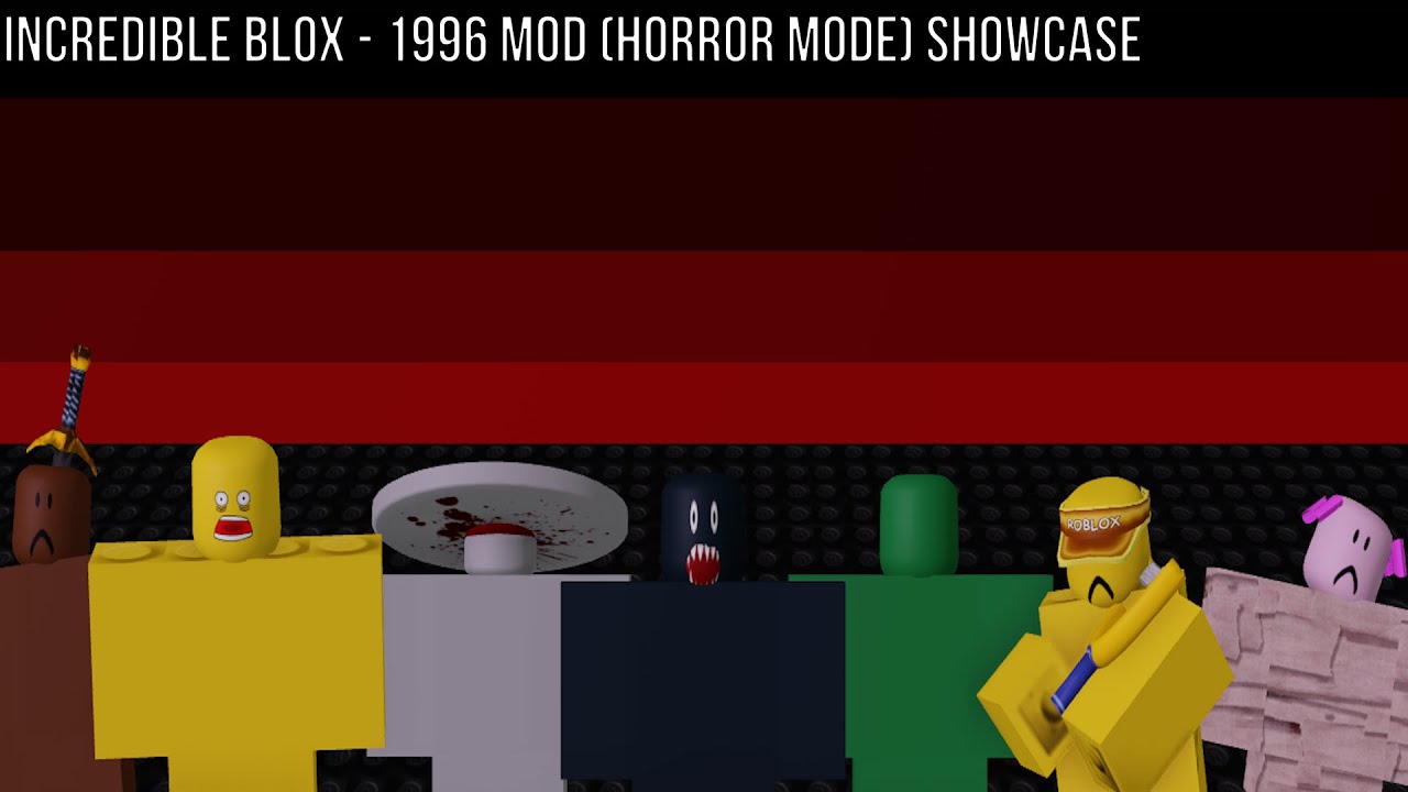 Roblox: Incredible Blox - 1996 Mod (Horror Mode) Showcase