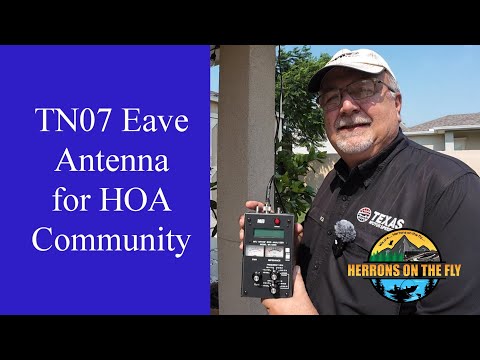 How I Get Long Distance Ham Radio Contacts All Over the World! TN07 Eave Antenna and How to Tune it