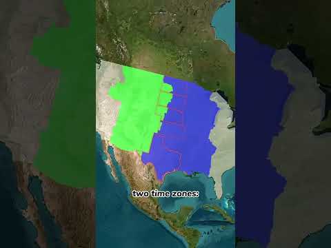 U.S. States with Two Time Zones! 🕒 🕓🤔