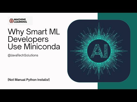 STOP Installing Python Manually! Set Up Miniconda for Machine Learning Like a Pro 🧠
