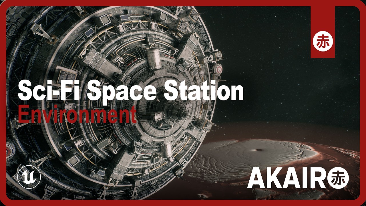 Sci-Fi Space Station Environment | Showcase | Akairo | Unreal Engine