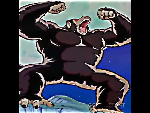 Gohan Turns Great Ape ☠️🗿 #goku #gohan #shorts #dbz #anime