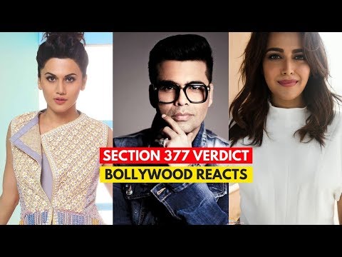 Section 377 verdict: Bollywood celebs reaction