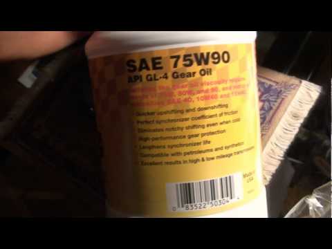 AX15 ZJ SWAP - Use Redline MT-90 or Amsoil MTG oil only.