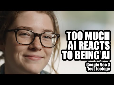 Too Much AI Reacts to Being AI: Google Veo 3 Test Footage #veo3 #ai
