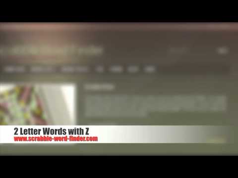 2 letter words with Z