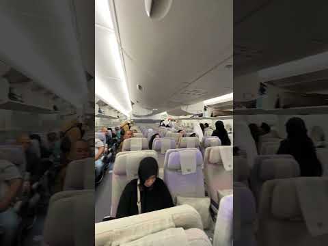 Inside Emirates Airbus A380 plane. #travel #airplane #emirates #airbusa380 #dubai #dubailife #NHD