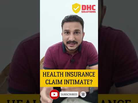 CLAIM INTIMATION IN HEALTH INSURANCE | स्वास्थ्य बीमा कंपनी को क्लेम के बारे में कब बतायें #shorts
