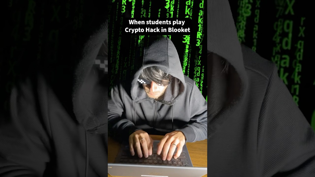 When students play Crypto Hack in Blooket #funnyshorts #lol