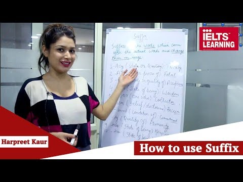 How to use Suffix