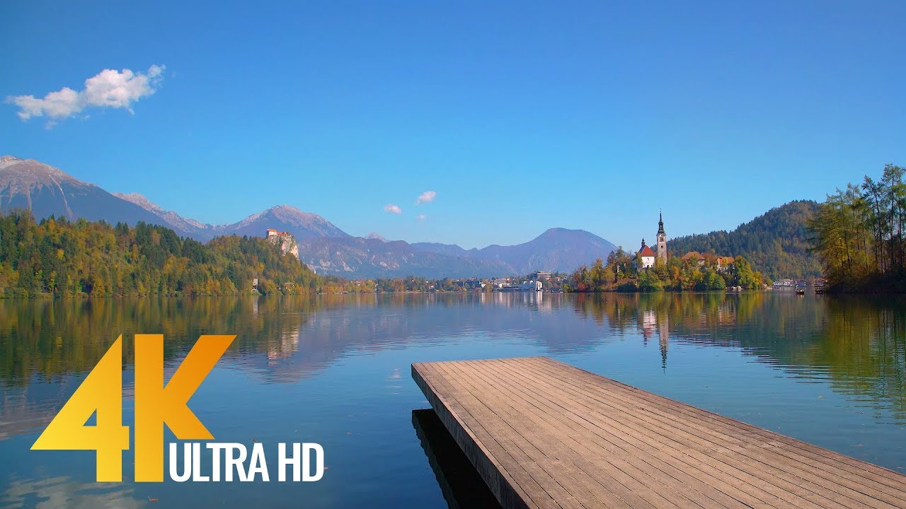 Incredible Bled Lake in Slovenia 4K Scene with Music - Trailer