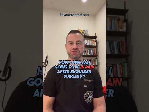 How Long Am I Going To Be In Pain After Shoulder Surgery #shouldersurgery #shoulderpain