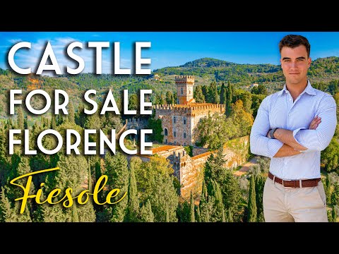 MAJESTIC CASTLE WITH VIEWS OVER FLORENCE, FOR SALE IN FIESOLE TUSCANY | ROMOLINI