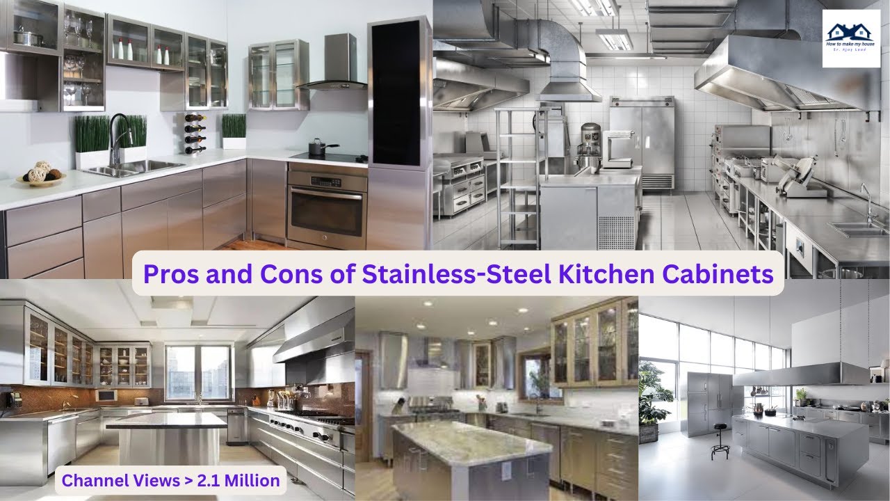 Pros and Cons of Stainless Steel Kitchen Cabinets | Steel Cabinets for a Sleek and Sturdy Kitchen