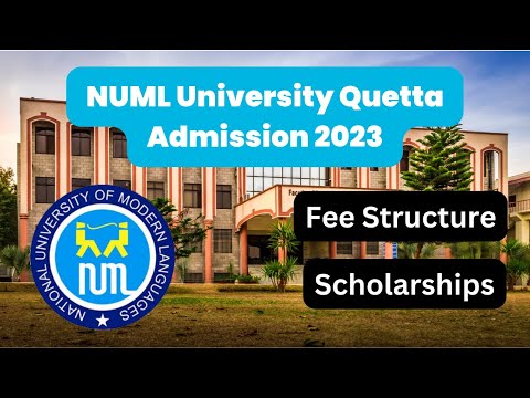 NUML University Quetta Admission 2023 | National University Of Modern Languages Quetta Admissions
