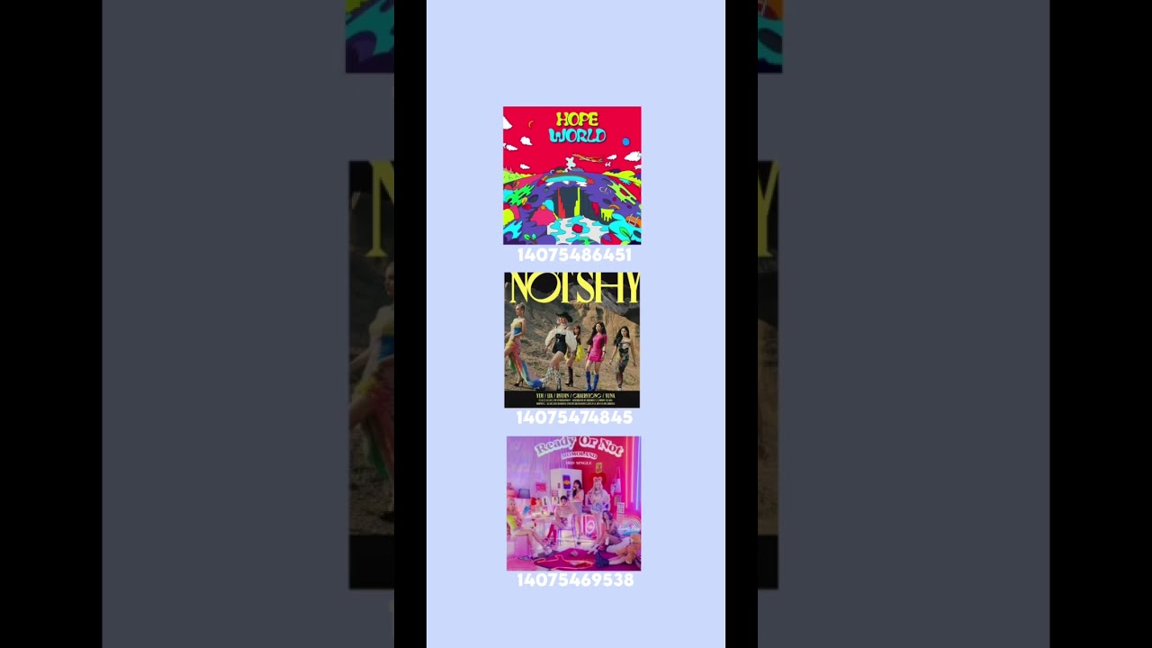 K-Pop Decals Roblox #bloxburg #roblox #robloxkpop #robloxdecals #berryavenuecodes