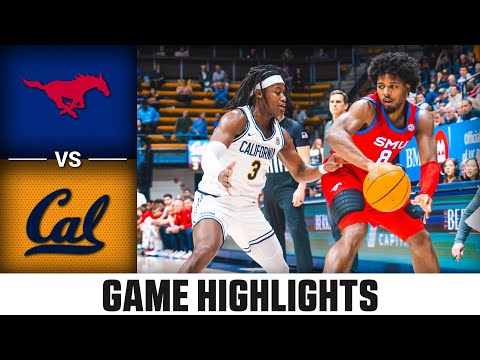 SMU vs. Cal Game Highlights | 2024-25 ACC Men's Basketball