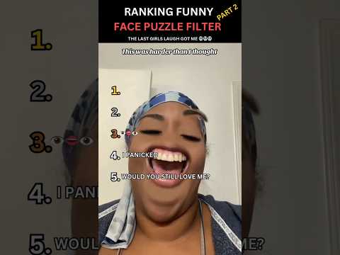 Funny Face Puzzle Filter FAILS Part 2 #shorts #funny