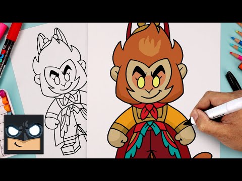 How To Draw Sun Wukong | Monkie Kid