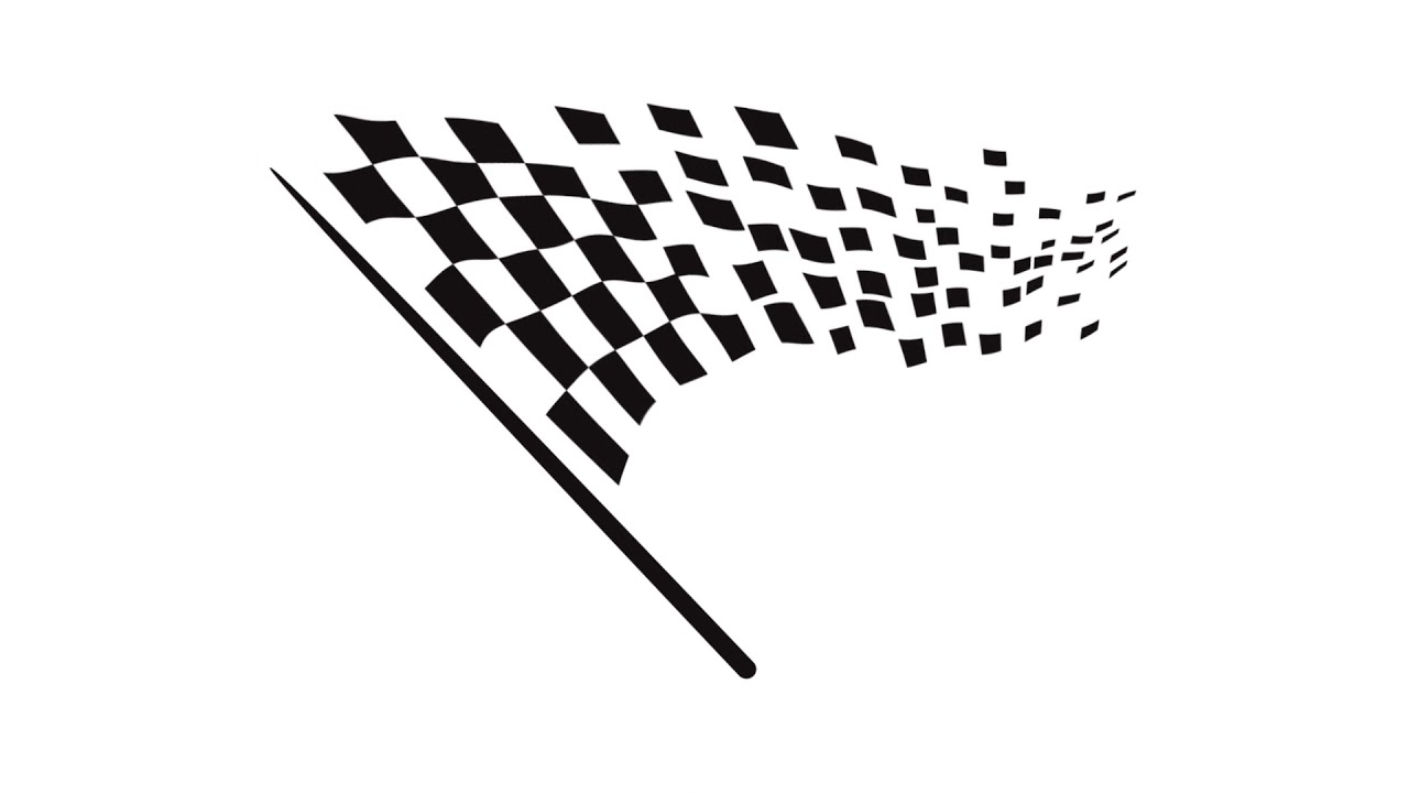 Race car flag Animation