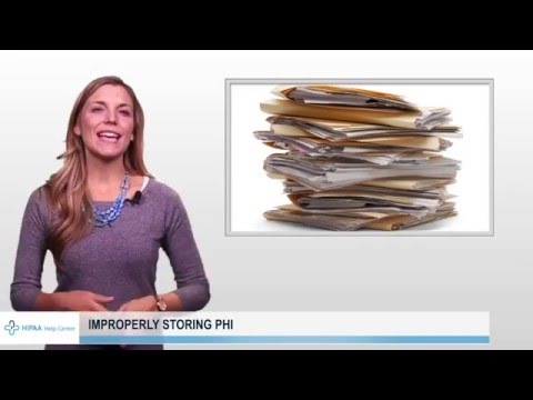 Improperly Storing Health Information