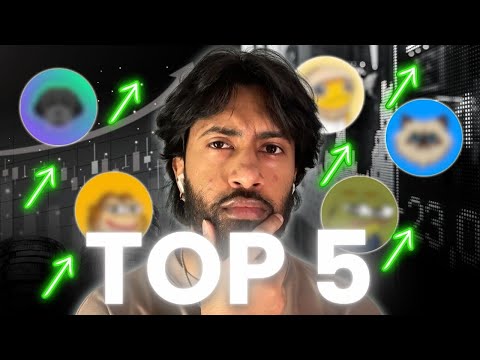TOP 5 LOW MARKET CAP MEME COINS TO 100X YOUR PORTFOLIO (DON'T MISS)