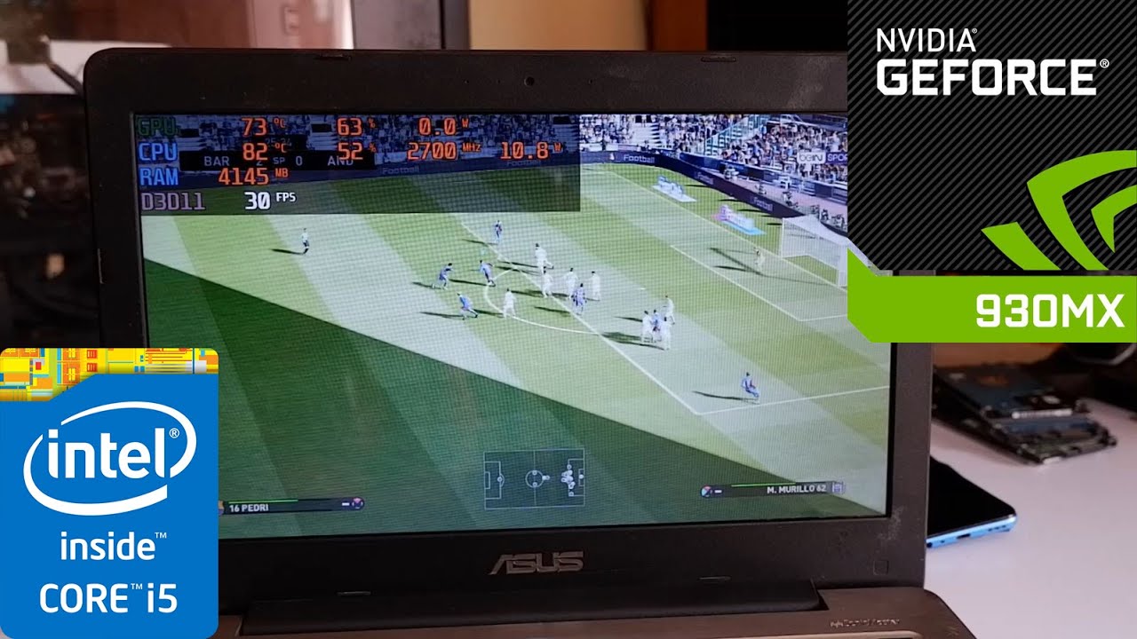 Nvidia 930MX PES 2021 | Asus X456UR i5 Gen6/8GB RAM/1TB