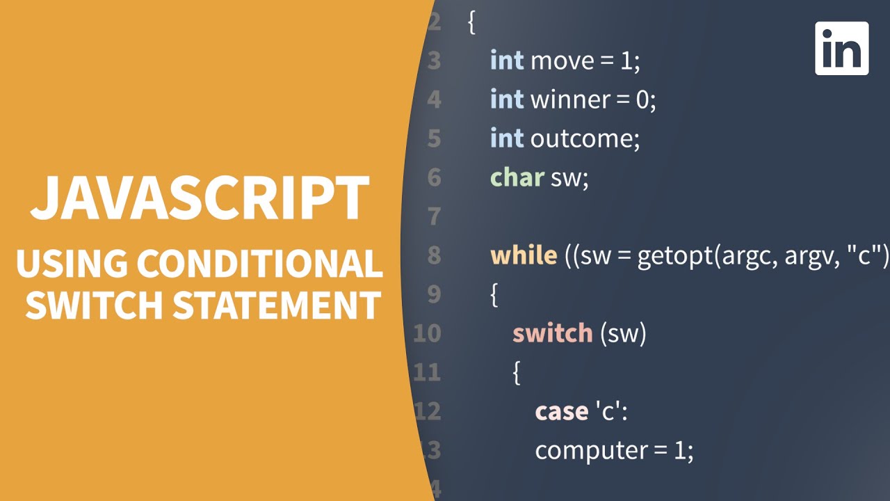 JavaScript Tutorial - Using conditional SWITCH statements