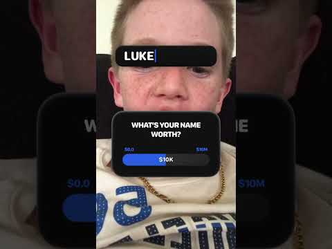 What is my name worth?#me #filter #money