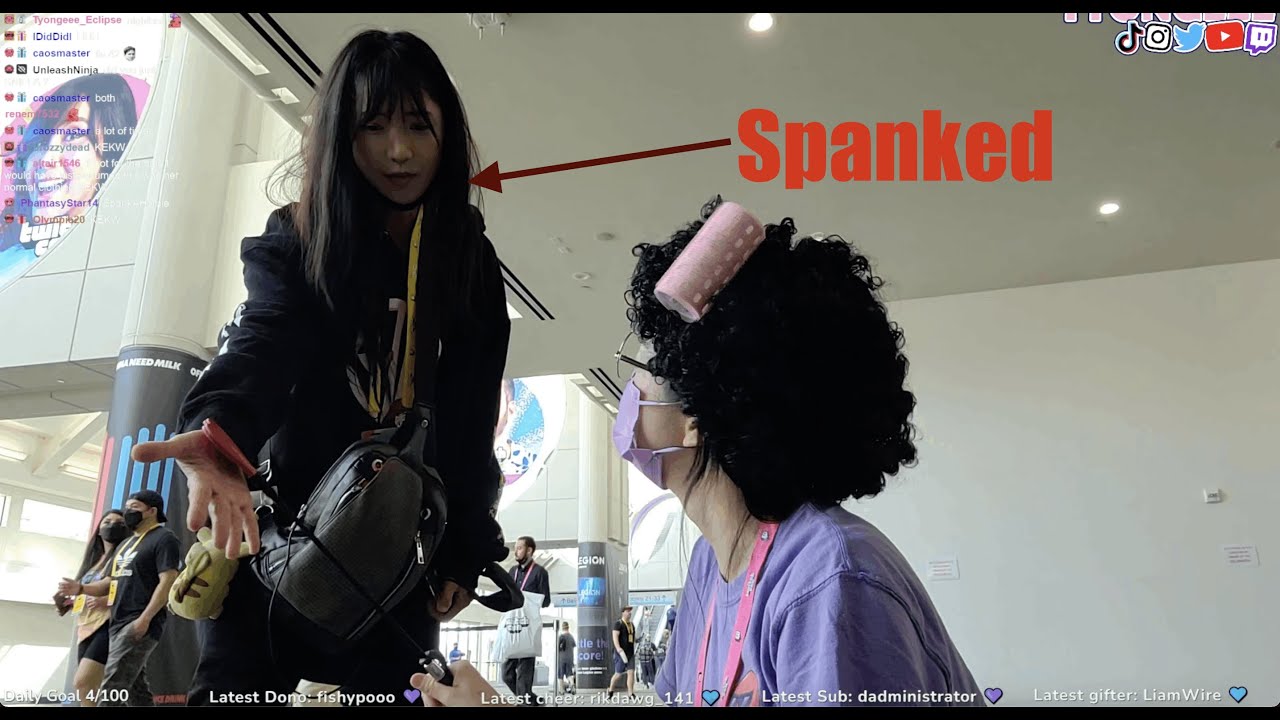 Jinnytty SPANKED at TwitchCon